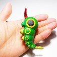 Download 3D printing files Figure of Caterpie Pokemon High definition ...