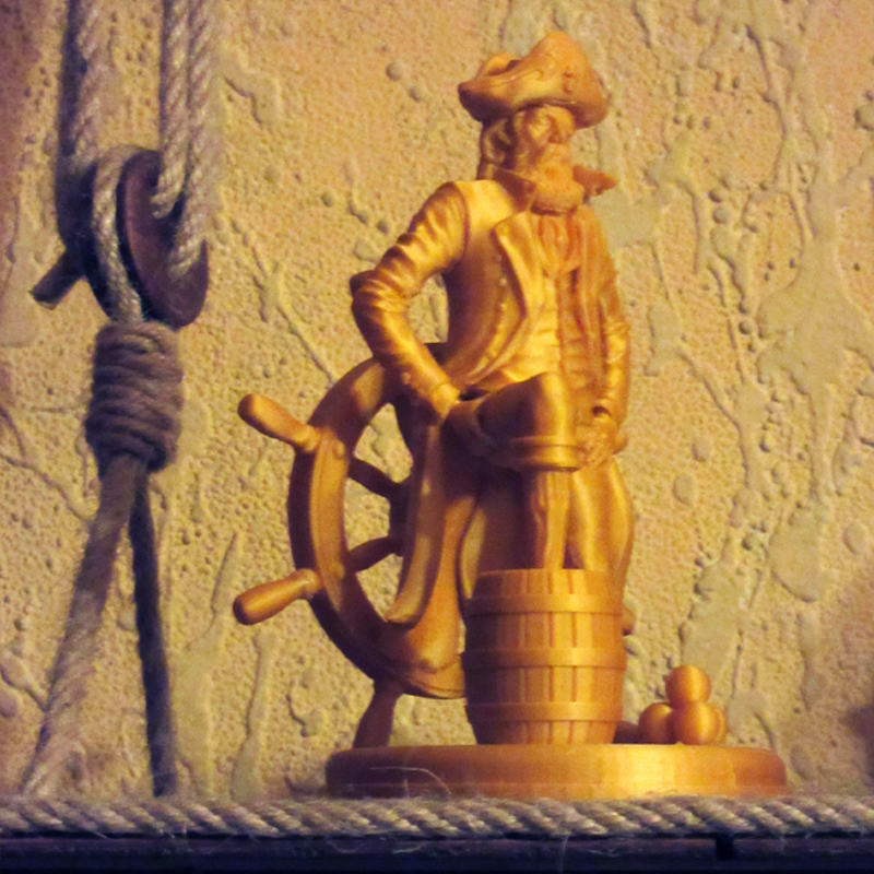 STL file Pirate Rudder 🏴‍☠️・3D printable design to download・Cults