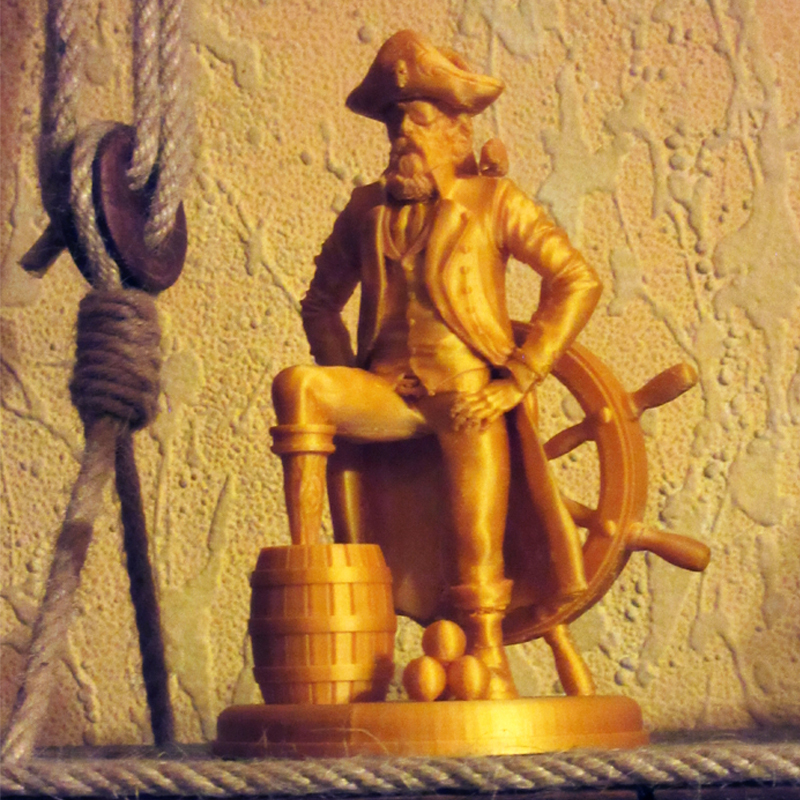 STL file Pirate Rudder 🏴‍☠️・3D printable design to download・Cults