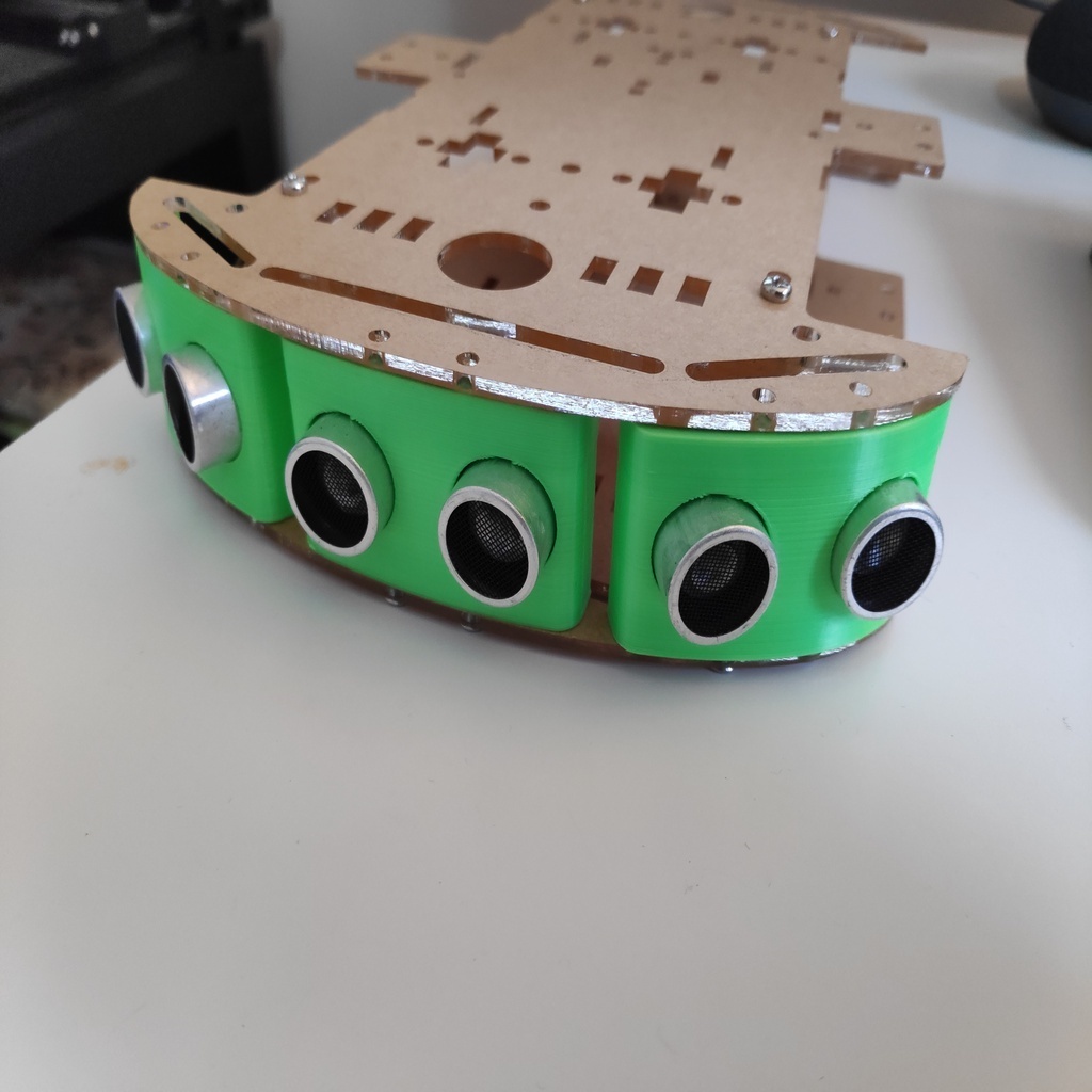 Free 3D file HC-SR04 Ultrasonic Range Finder Mount - Arduino Smart Car ...