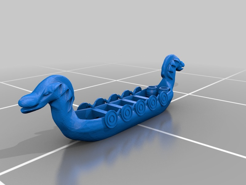 Free 3D file Viking Ship Miniature 🚢・Template to download and 3D print ...