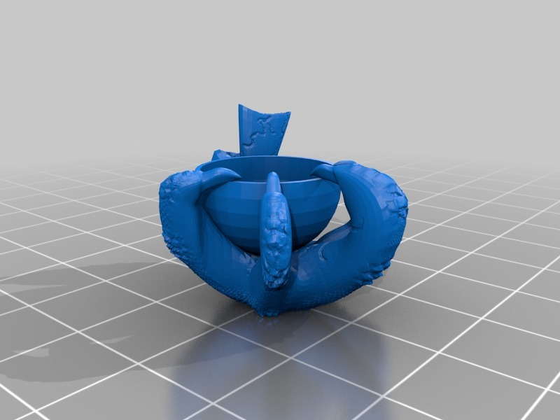 Free 3D file Dragonhand Bowl・3D printable object to download・Cults