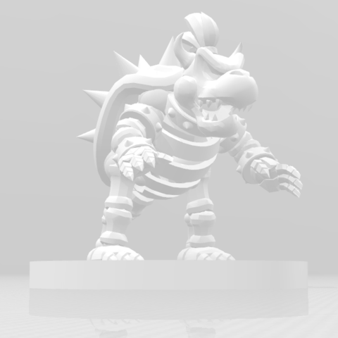 Download STL file Dry Bowser • 3D printer model ・ Cults