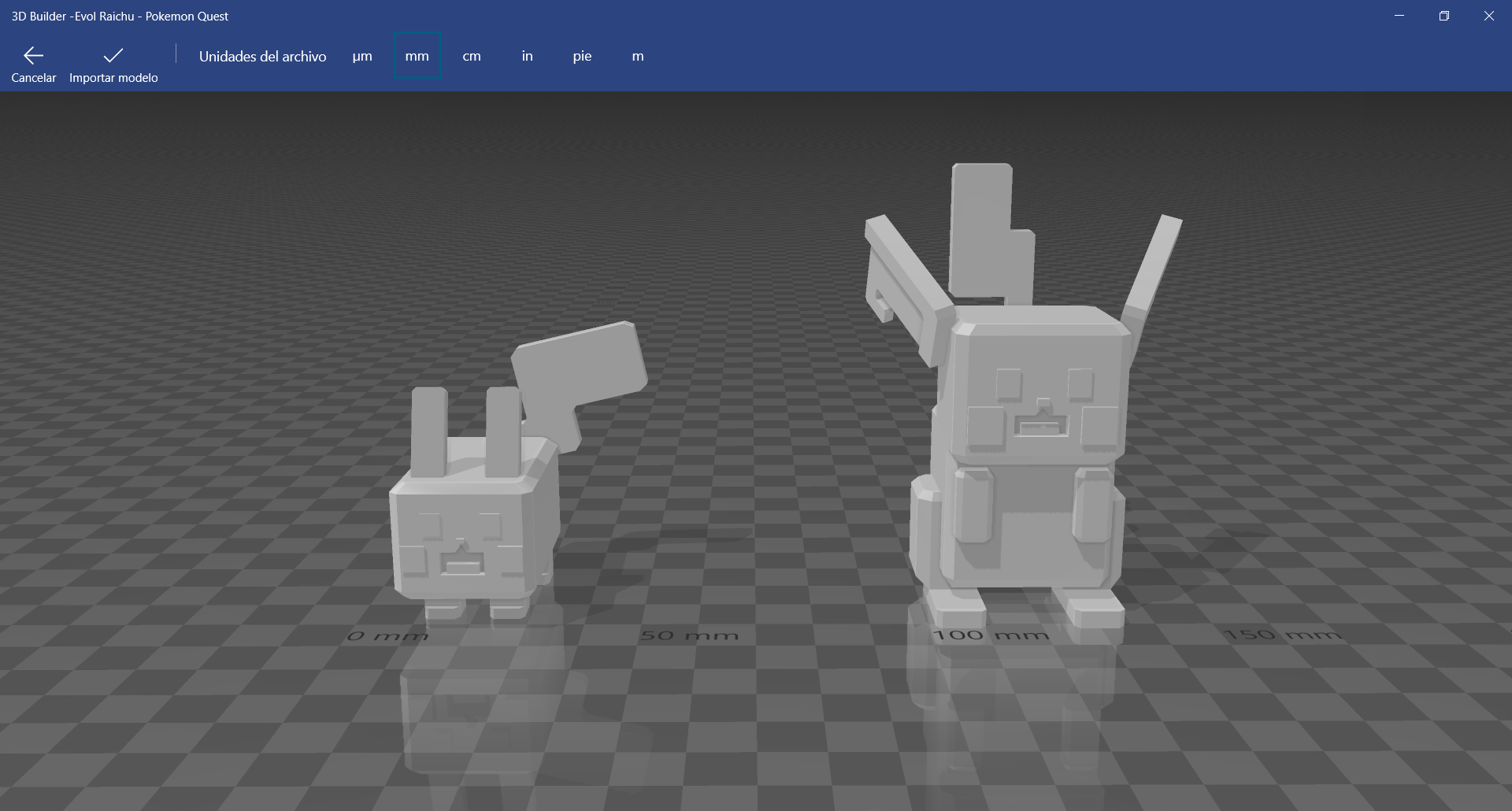 STL file Evolutions of Raichu - Pokemon Quest 8-BITS・3D print model to ...