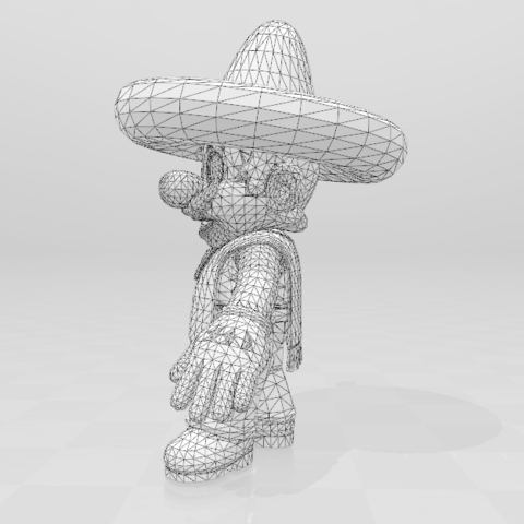 Download 3D printing designs Mexican Mario ・ Cults