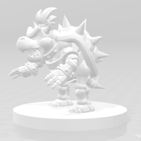 Download STL file Dry Bowser • 3D printer model ・ Cults