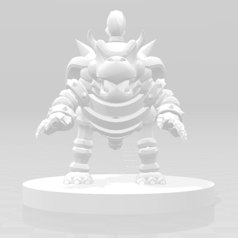 Download STL file Dry Bowser • 3D printer model ・ Cults
