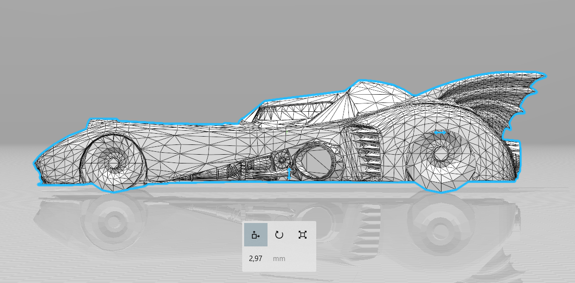 Batmobile 1989 Blueprints