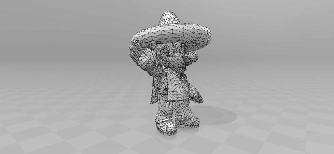 STL file Mexican Mario・3D printable model to download・Cults