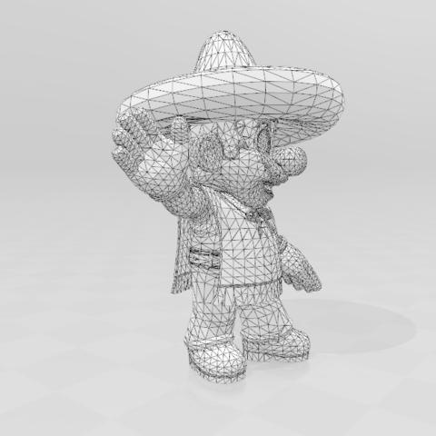 Download 3D printing designs Mexican Mario ・ Cults