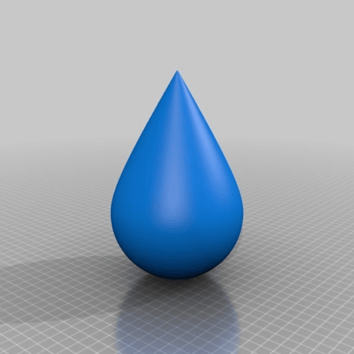 Download free STL file Water drop • Model to 3D print ・ Cults