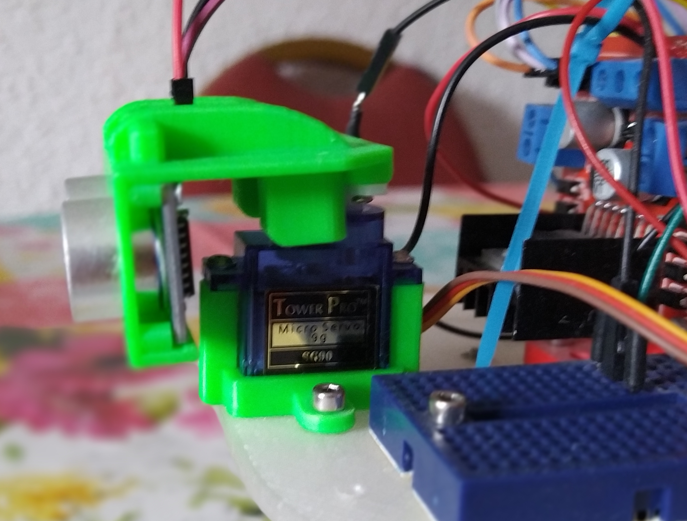 Download free STL file Ultrasonic Sensor Support for Robots • 3D ...