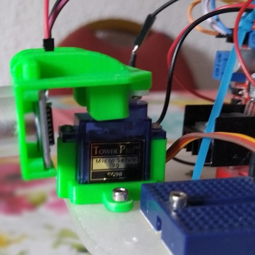 Download free STL file Ultrasonic Sensor Support for Robots • 3D ...