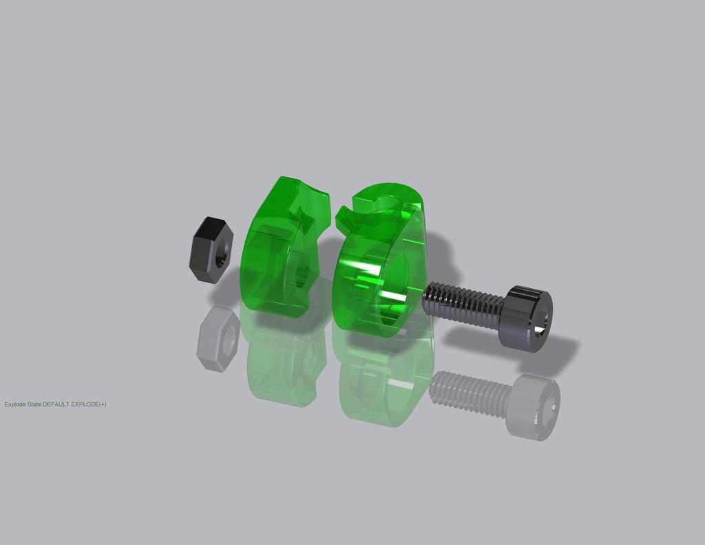 Free 3D file Spring Clip for Delta Printer Rods - 5 mm・3D print design ...