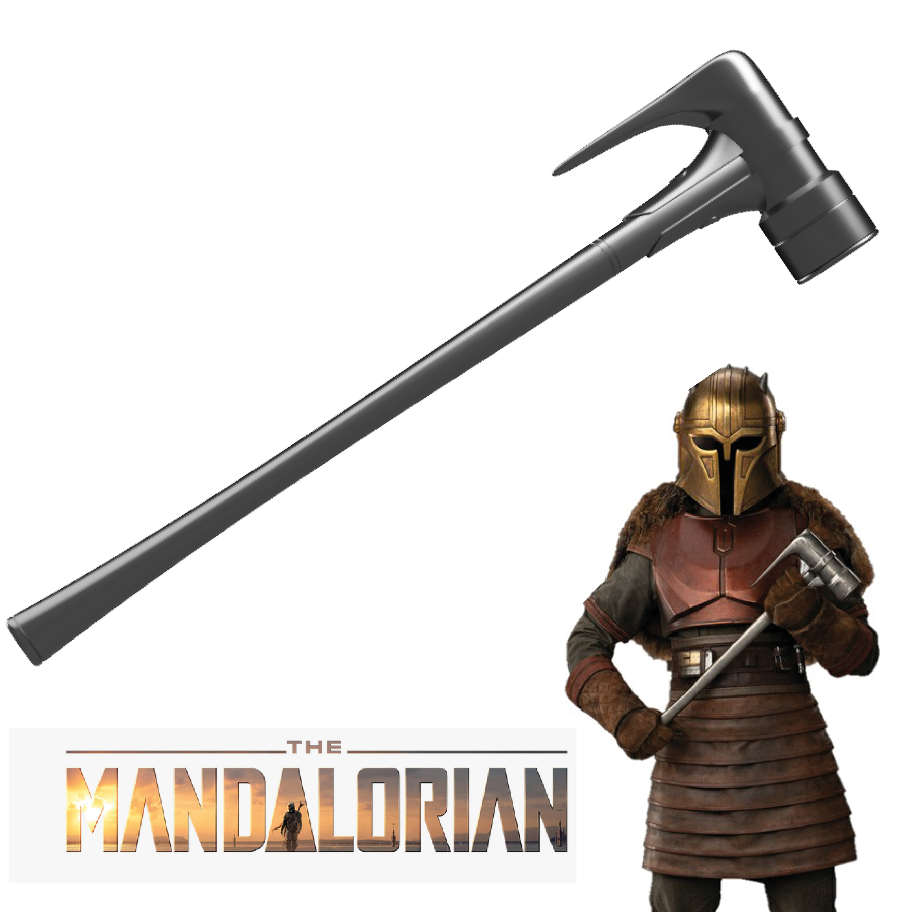 STL file Mandalorian Hammer・3D print model to download・Cults
