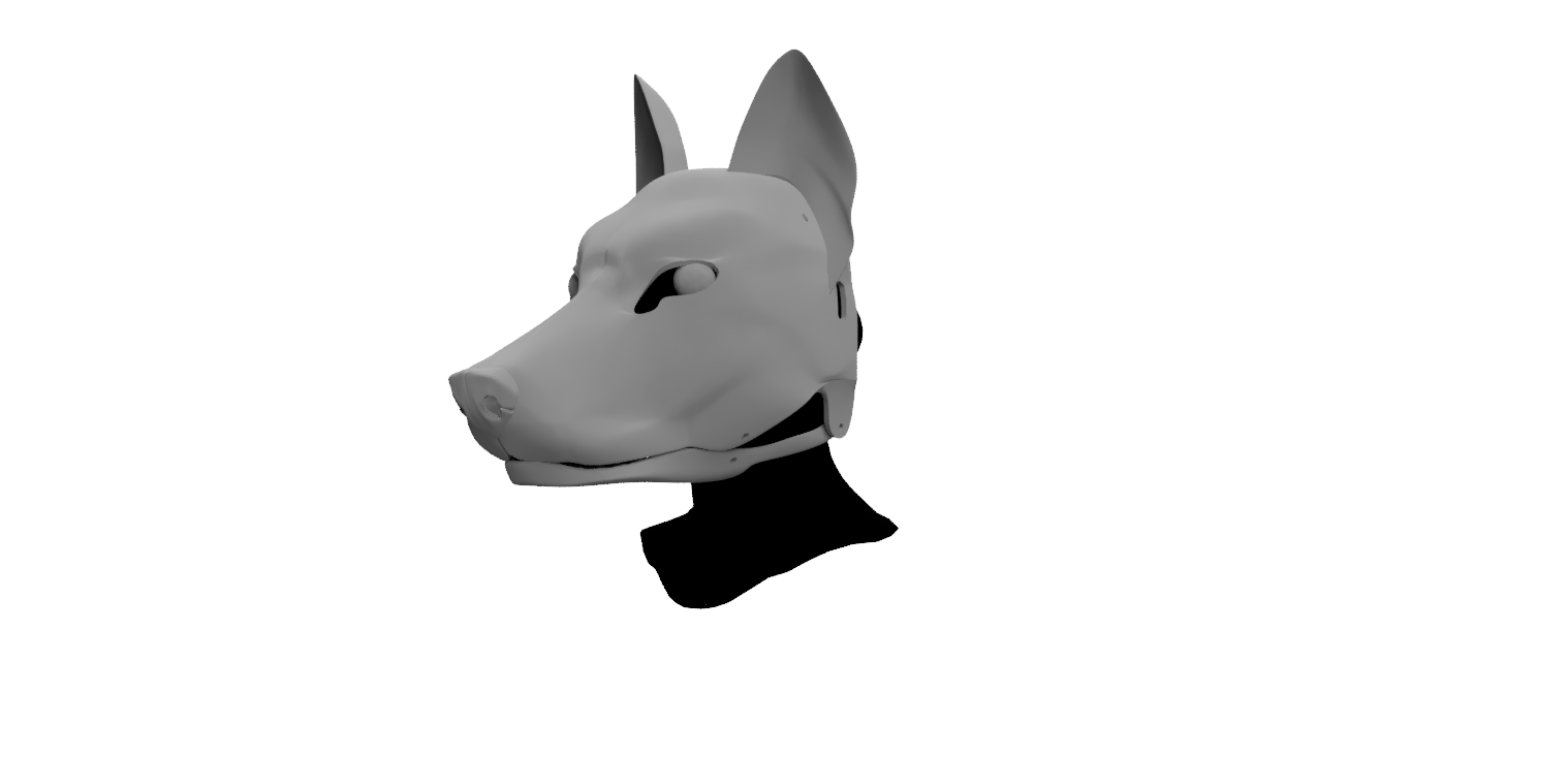 STL file furry head 🐺・3D print design to download・Cults