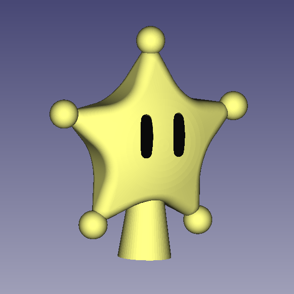 Archivo STL gratis La estrella de Navidad de Mario・Modelo para ...