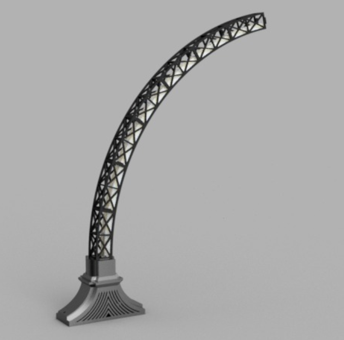 Télécharger fichier STL gratuit Led lampe de pont Segment Universel ...