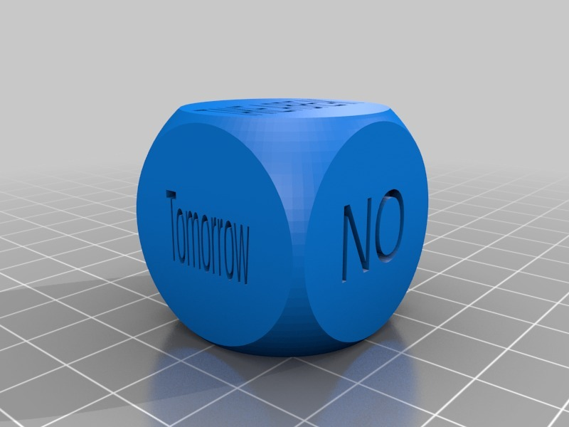 Free 3D file ANTiSTress Text Dice・3D print design to download・Cults