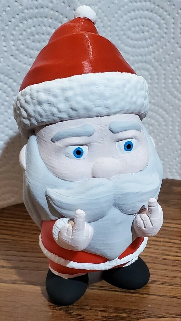 Free 3D file Bad Santa 🎅・3D printing design to download・Cults