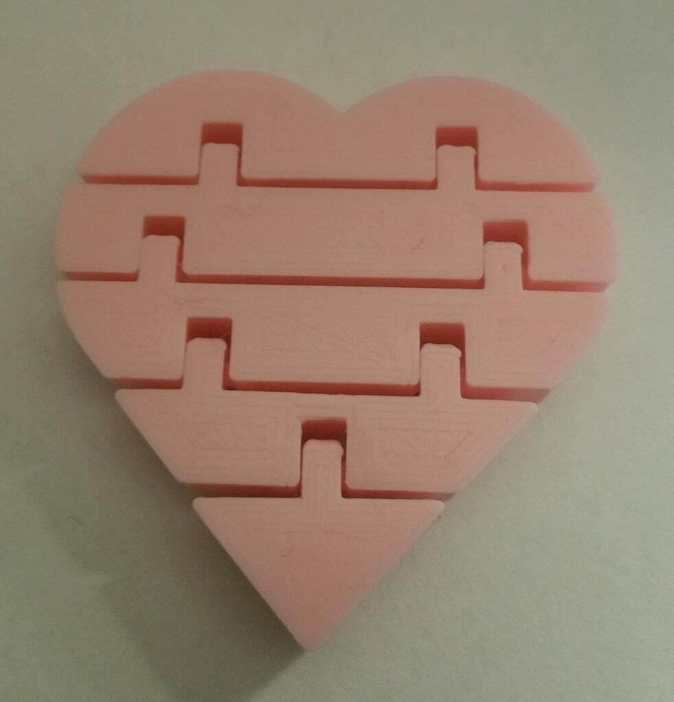 Free STL file Flexi Heart 💜・3D print design to download・Cults