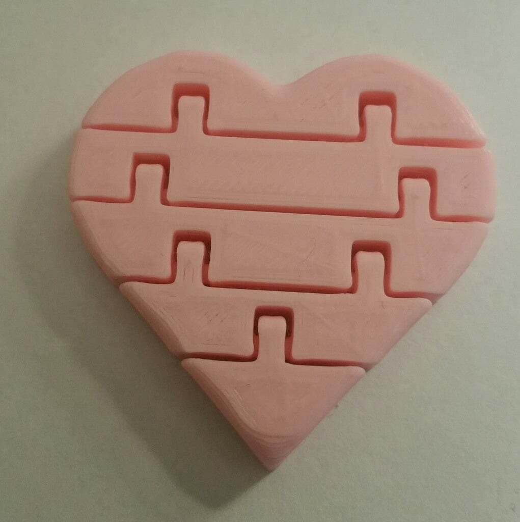 Free STL file Flexi Heart 💜・3D print design to download・Cults