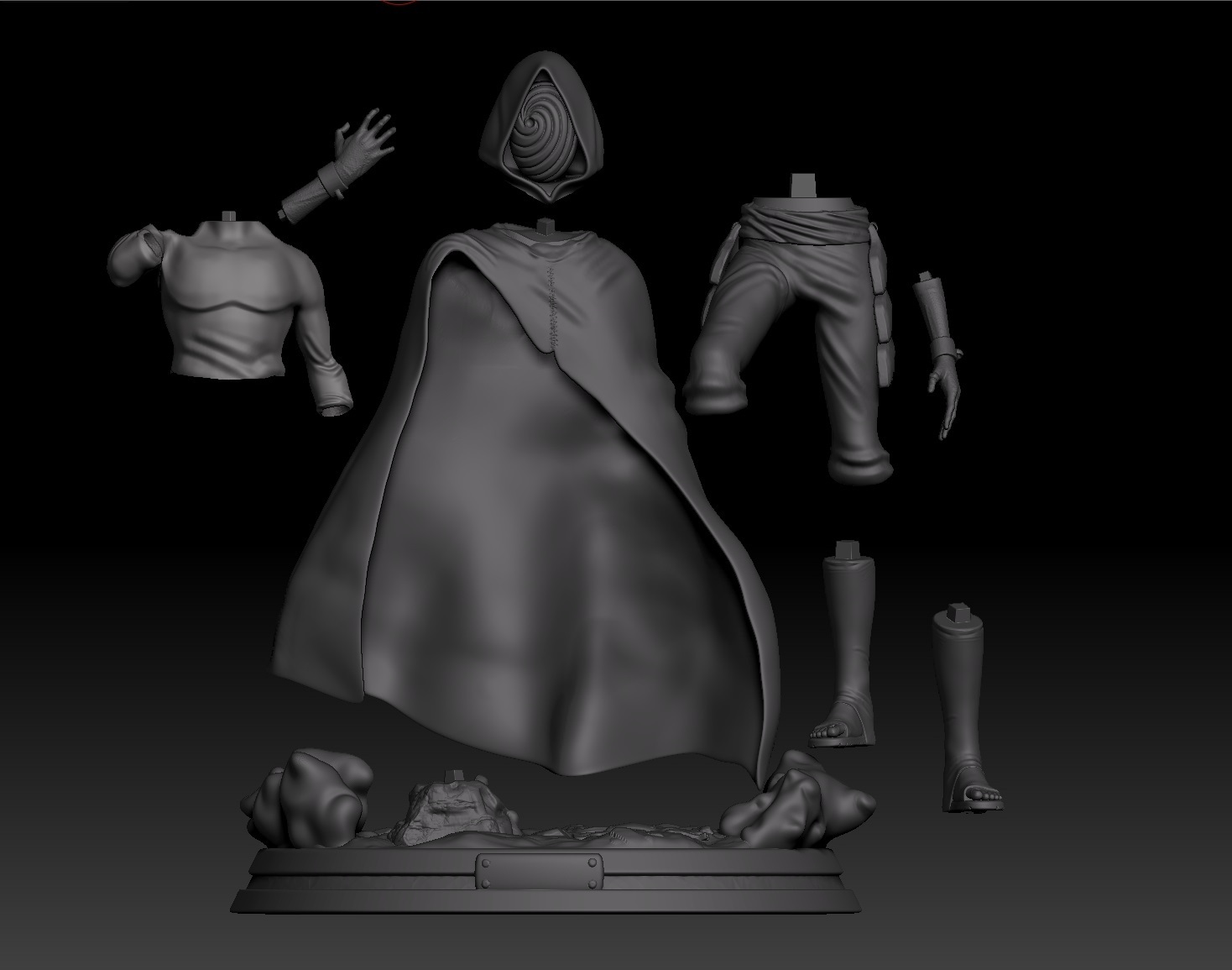 3D file Obito Uchiha (Naruto)・Design to download and 3D print・Cults