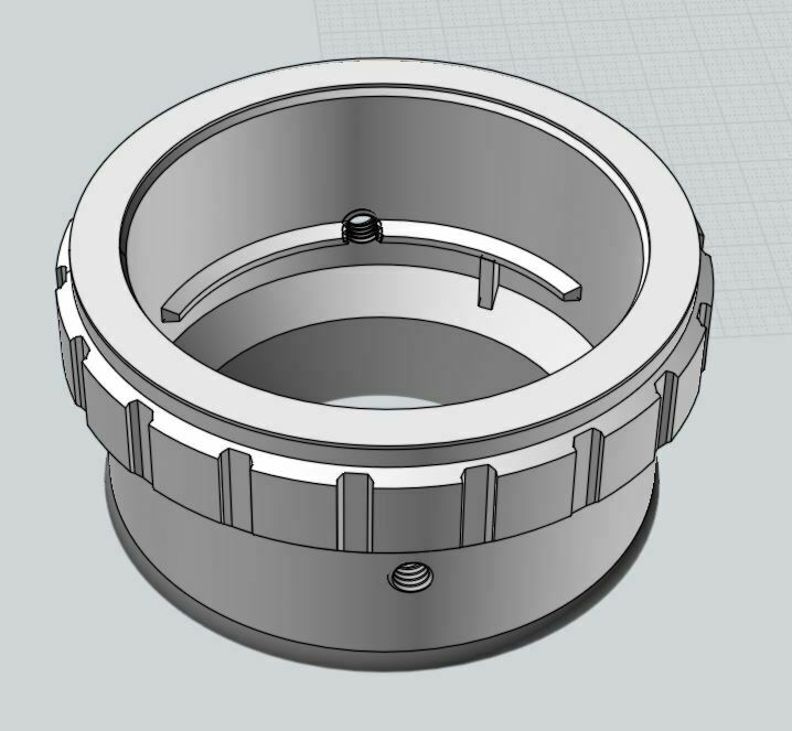 STL file Eclair/Cameflex adapter to M4/3, M43 camera・3D print design to ...