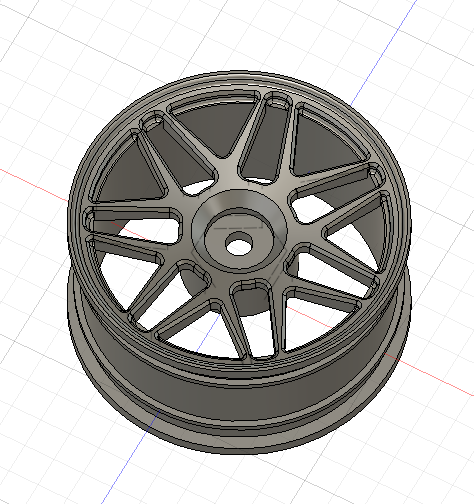 STL file HRE rim RS200M RC 1/10・3D printing idea to download・Cults