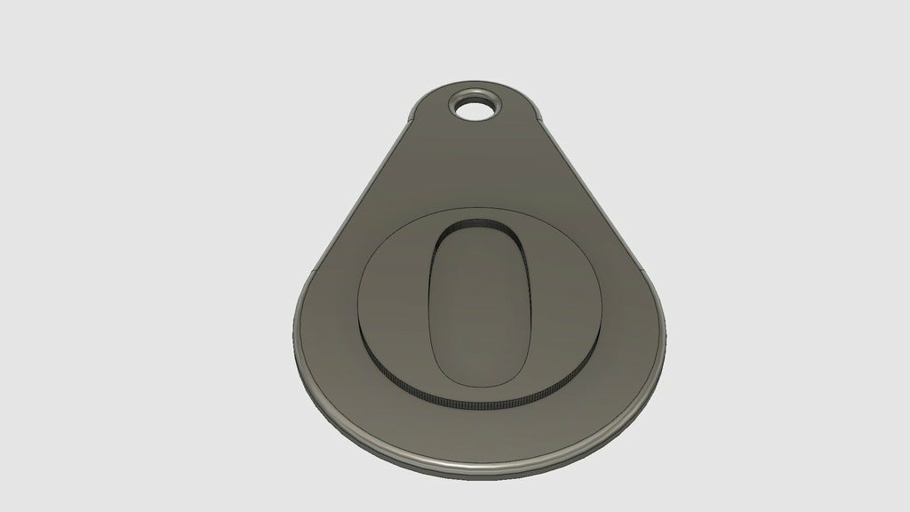Free STL file Letter O Key Fob 🔑・Model to download and 3D print・Cults