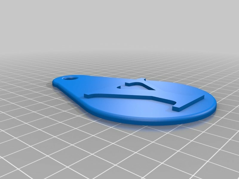 Free STL file Letter y Key Fob・3D printer design to download・Cults