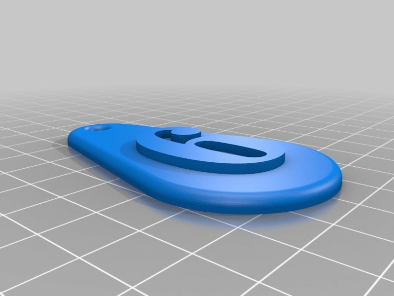 Free STL file Digit 6 Key Fob・3D printer model to download・Cults