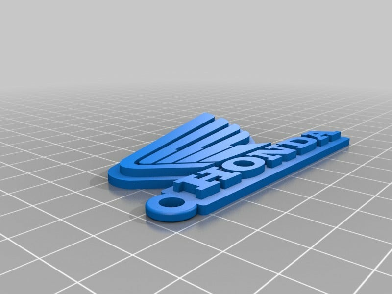 Free STL file Honda Motorcycle Logo Key Fob・Object to download and to ...