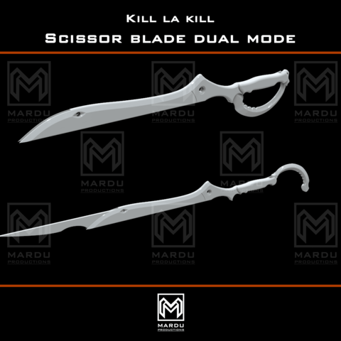 Descargar archivos 3D Hoja de tijera Kill la Kill ・ Cults