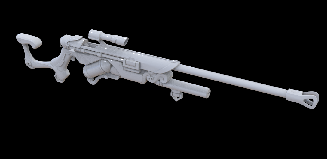 Файл STL Ana cabana's Rifle cosplay・Дизайн для загрузки и 3D-печати・Cults