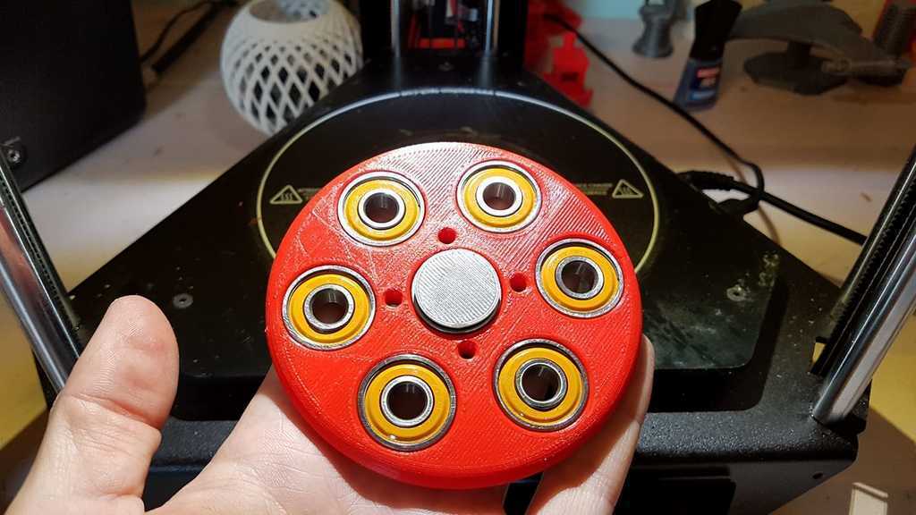 Free 3D file Round spinner・3D printable design to download・Cults