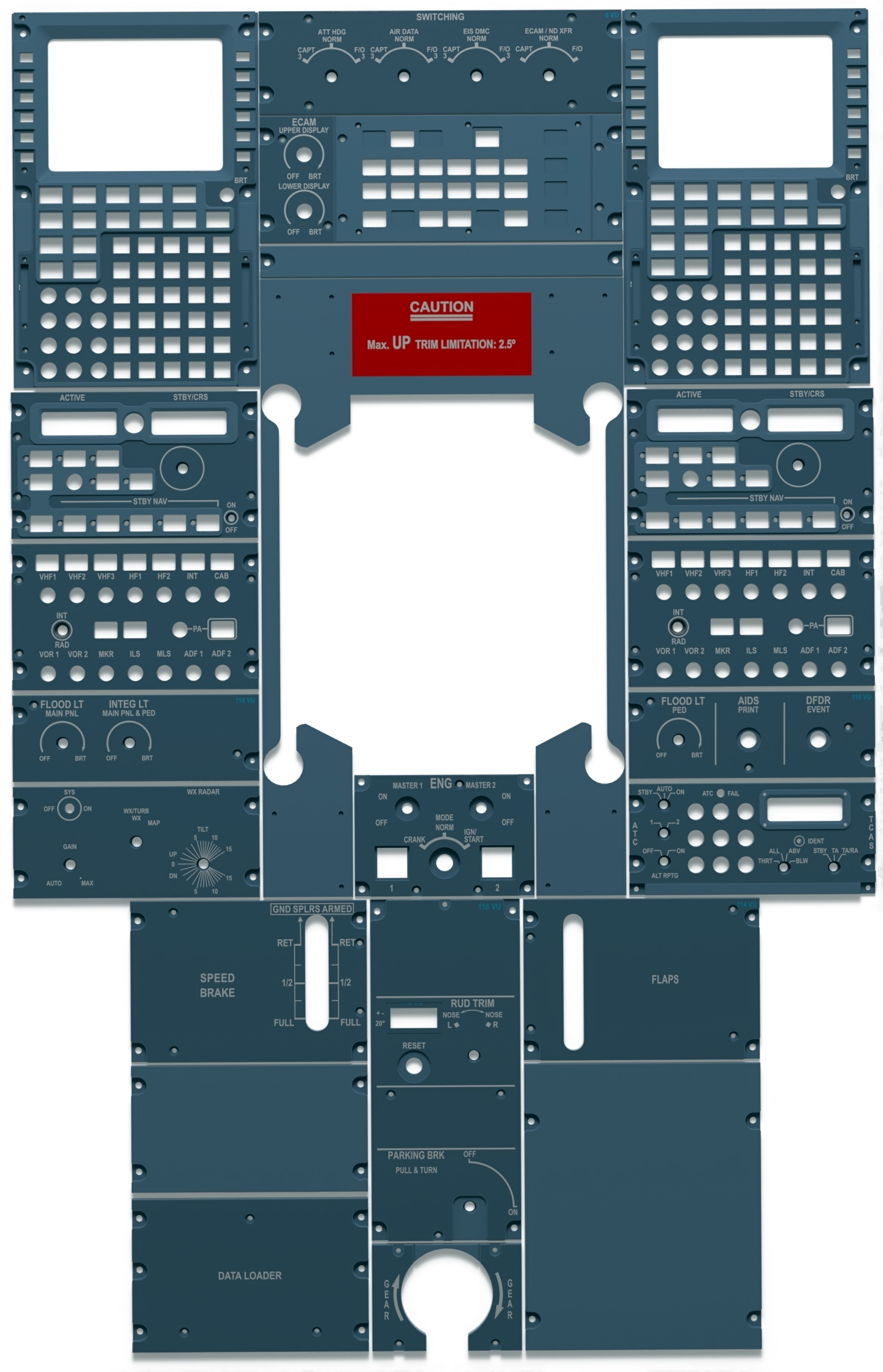 STL file Pedestal Airbus A320 - Complete・3D printing template to ...