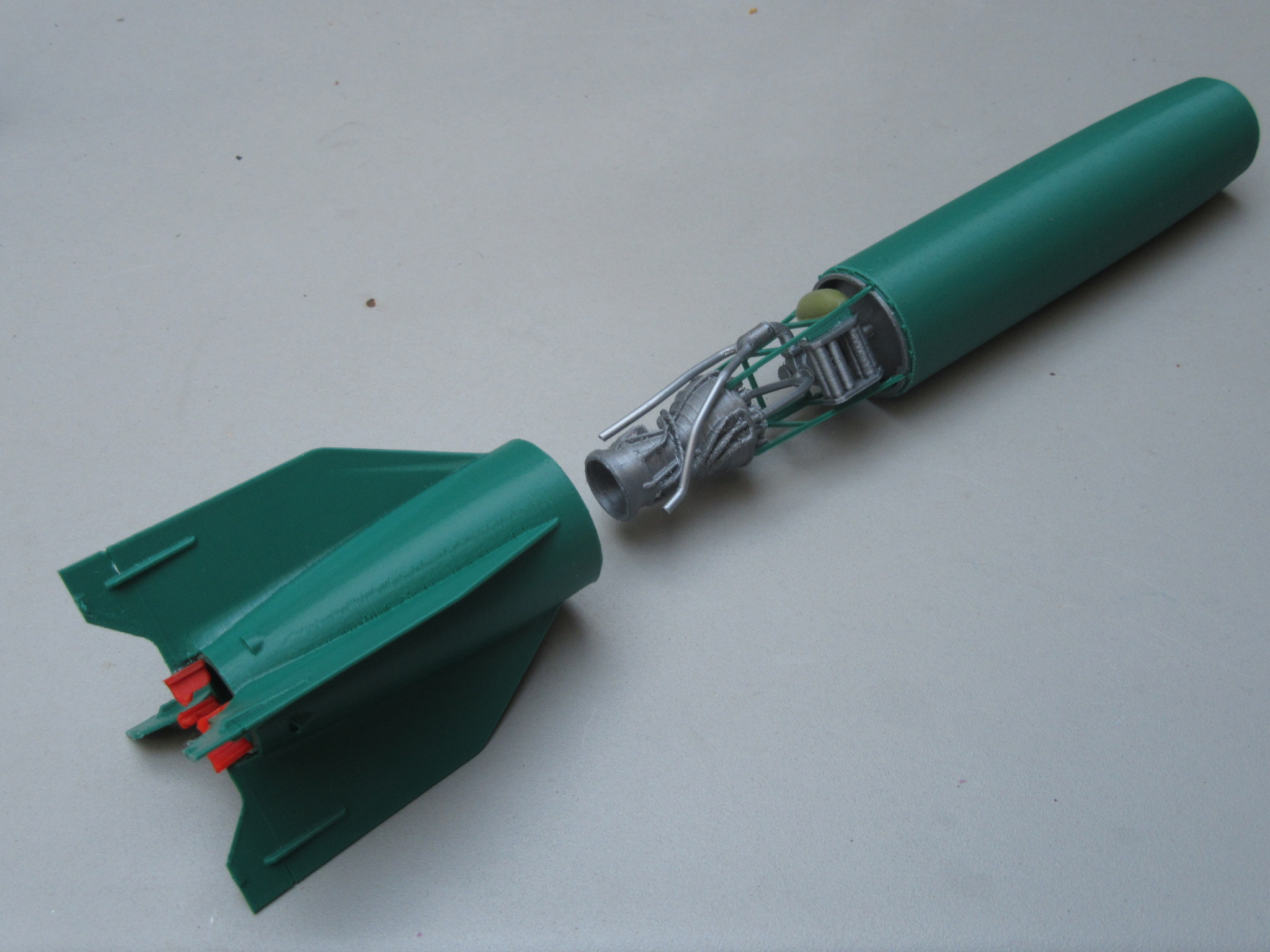 STL file V2 A4 rocket・3D printable model to download・Cults
