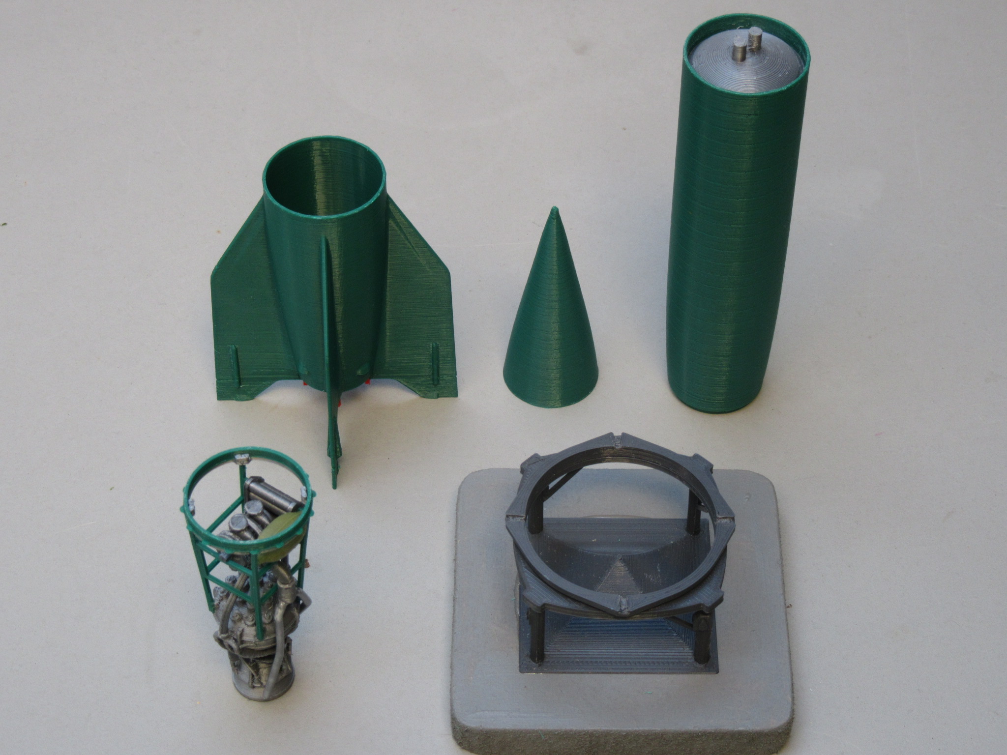 STL file V2 A4 rocket・3D printable model to download・Cults