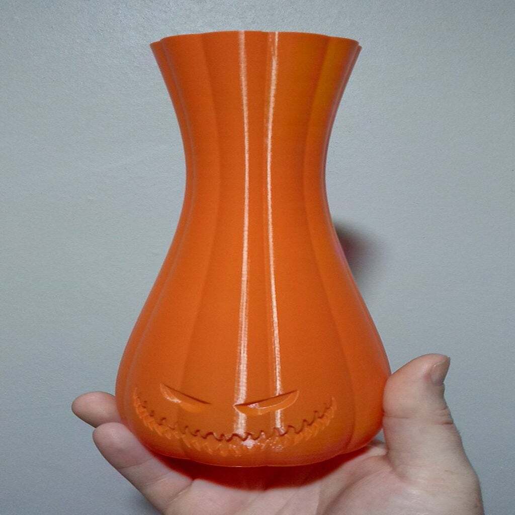 Fichier STL gratuit Vase Citrouille 🏺・Plan à télécharger et à imprimer ...