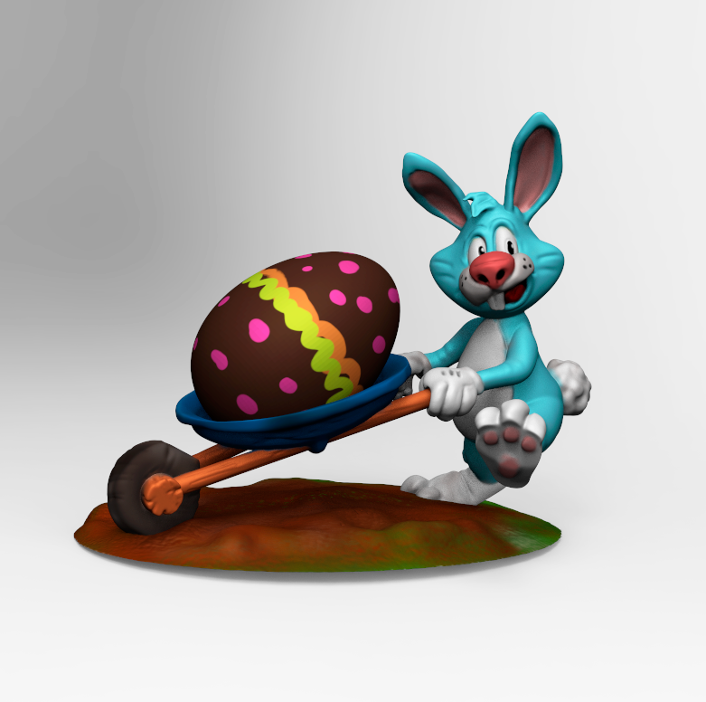 3D file "Easter Bunny" Easter Bunny・3D print design to download・Cults