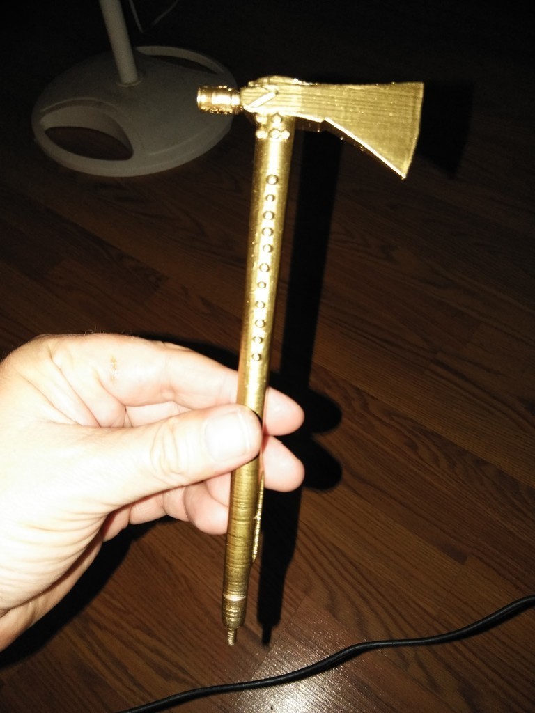 Free STL file Lakota Sioux pipe tomahawk・Template to download and 3D ...