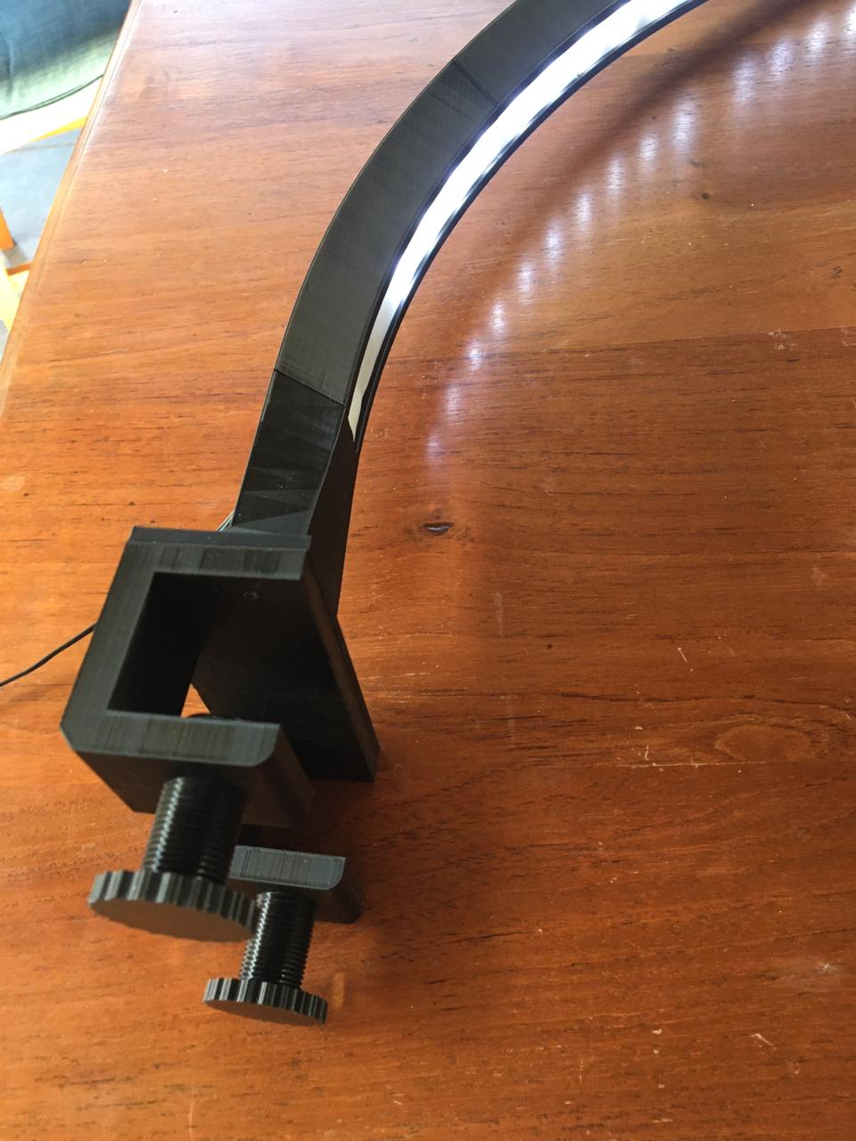 OBJ file Light Arc Desk Customizable・Model to download and 3D print・Cults