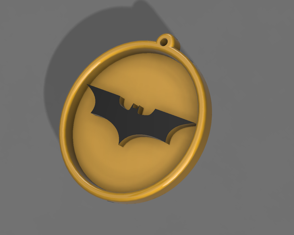 Бесплатный STL файл BATMAN MEDAL 🏅・Шаблон для 3D-печати для загрузки・Cults