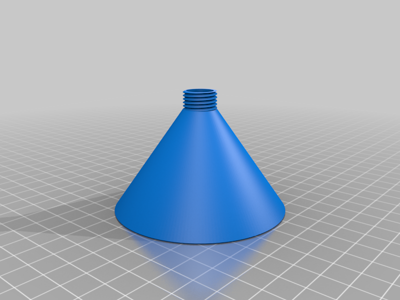 Free STL file RESIN FUNNEL WITH NUT 🔩・3D print model to download・Cults