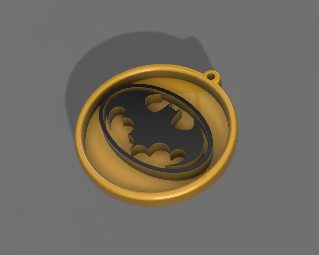Бесплатный STL файл BATMAN MEDAL 🏅・Шаблон для 3D-печати для загрузки・Cults