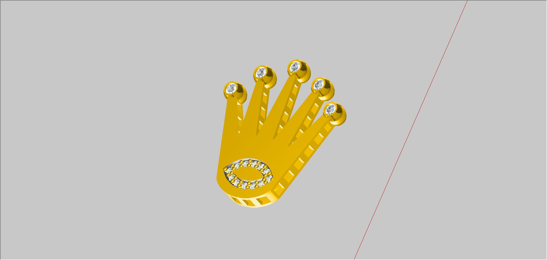 STL file rolex necklace・3D printer design to download・Cults