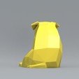 Download OBJ file Low Polygon Pug dog model 3D print model • 3D ...