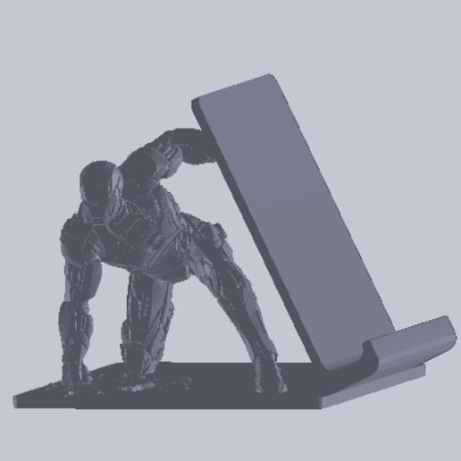 Download STL file iron man cellphone holder • Model to 3D print ・ Cults