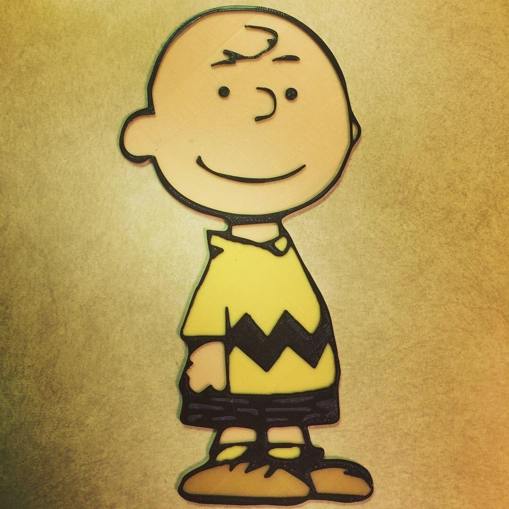 Free STL file Peanuts - Charlie Brown 🥜・3D printing model to download・Cults